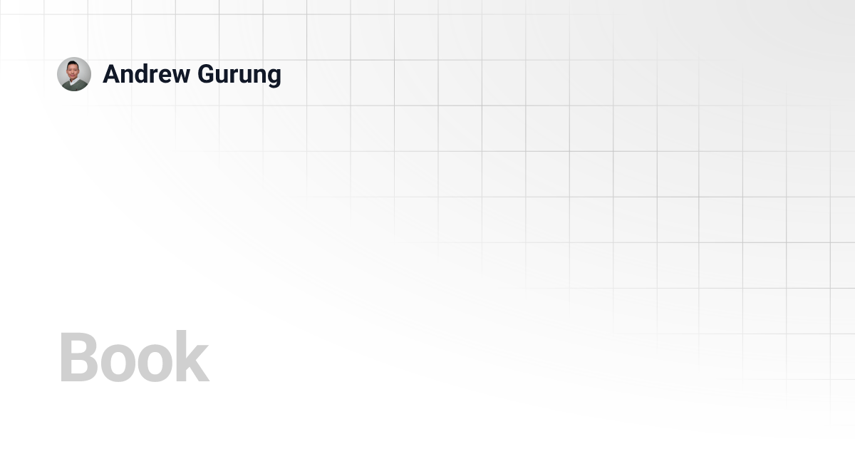 Book | Andrew Gurung